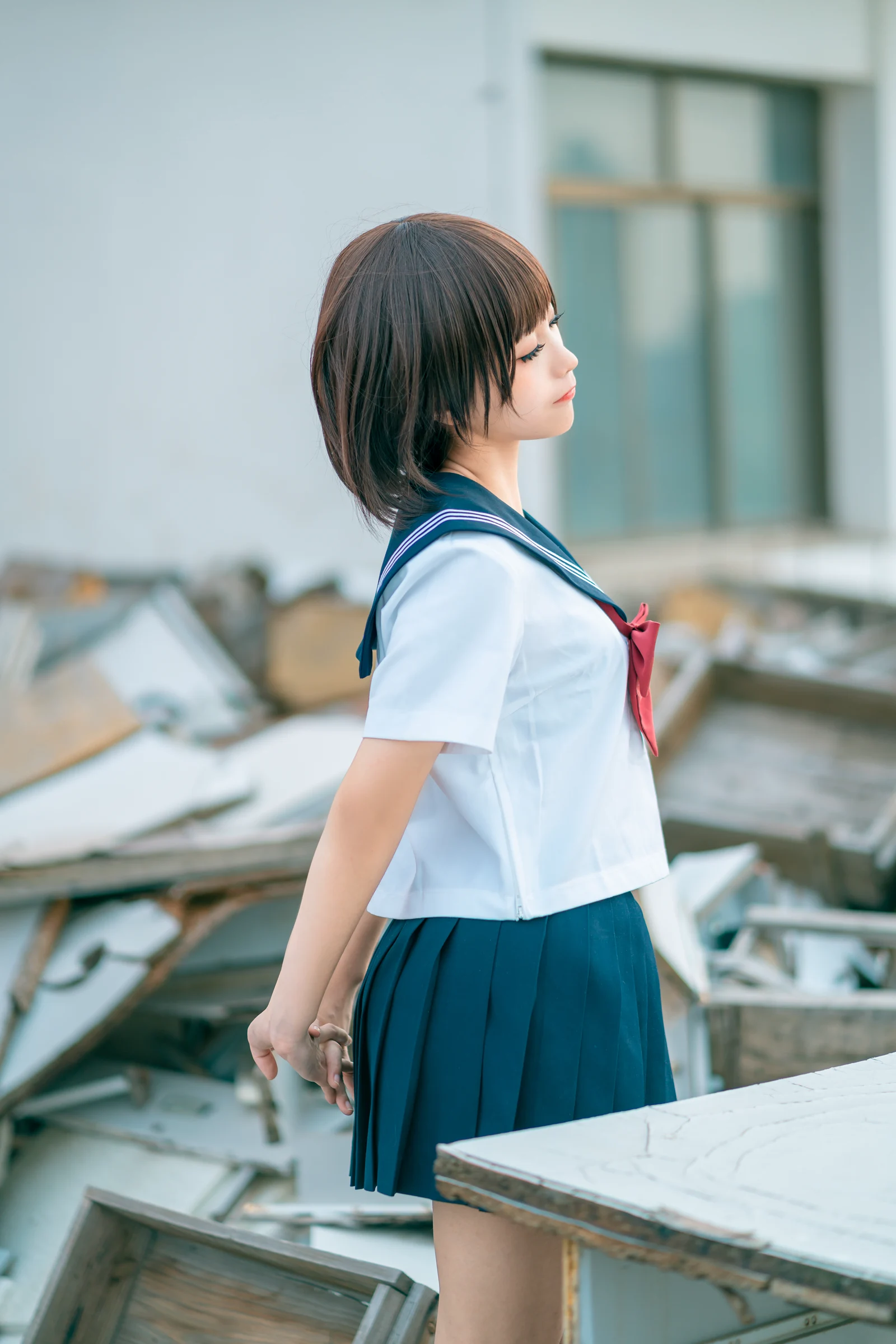 蠢沫沫 - NO.062 天台jk[40P-443.7M] | chunmomo